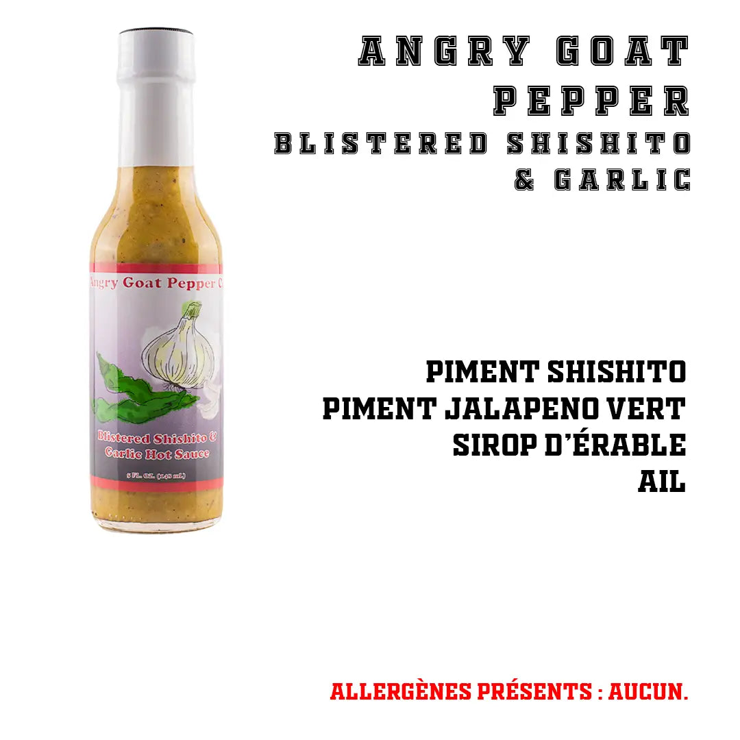 Angry Goat Pepper Co - Blistered Shishito & Garlic - 1337 Flavors