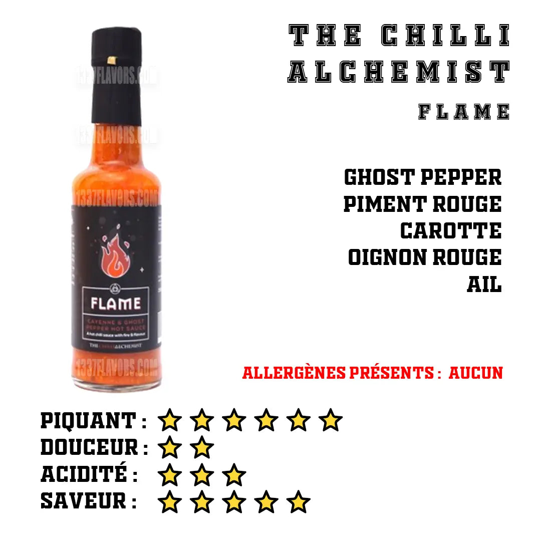 The Chilli Alchemist - Flame : sauce piquante extrême - 1337 Flavors