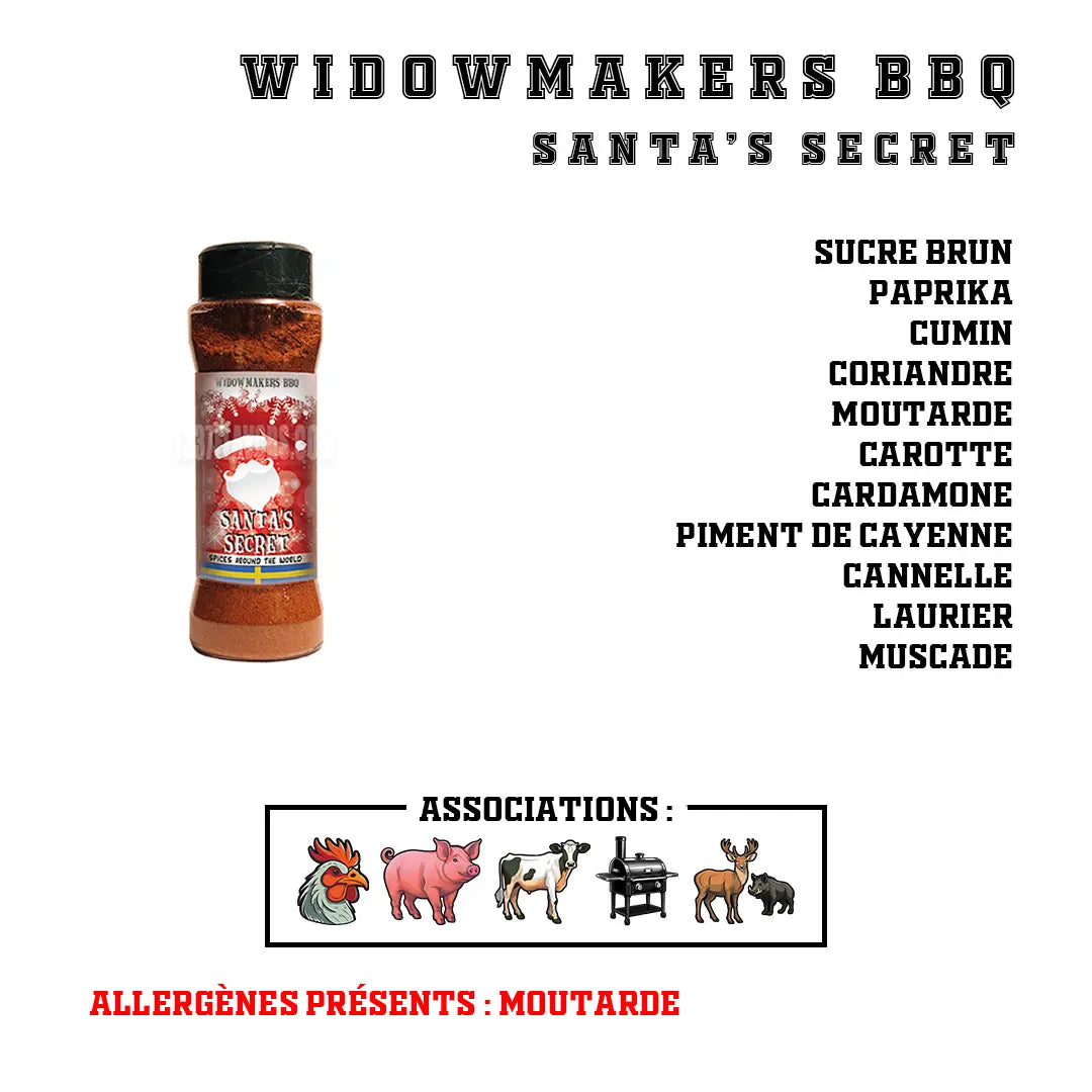 Widowmakers BBQ - Santa's Secret : Épices festives - 1337 Flavors
