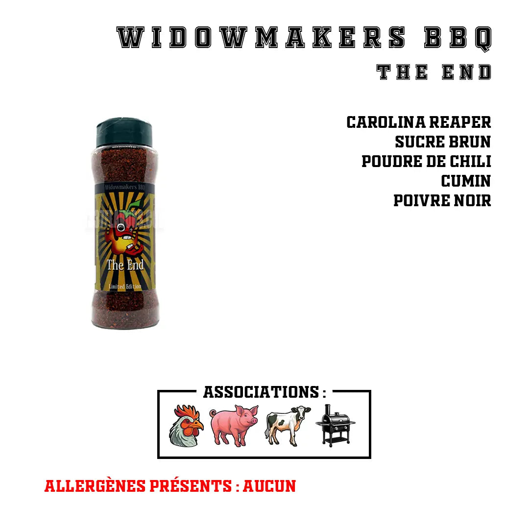 Widowmakers BBQ - The End : mélange d’épices explosif - 1337 Flavors